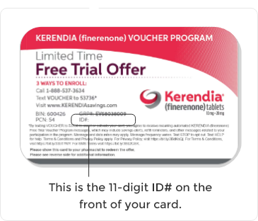 Free Trial Offer Enrollment | Kerendia® (finerenone) | Patient Site